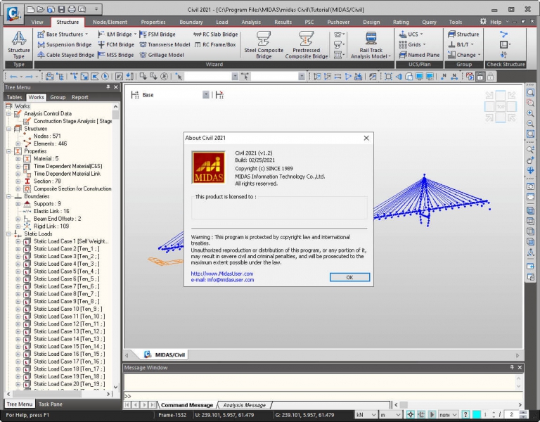Download midas Civil 2021 v1.2 (May 2026 Update)
