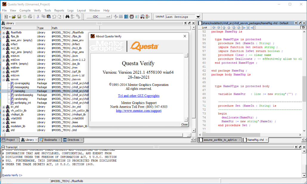 Download Mentor Questa Formal 2021.1 (February 2026 Update)