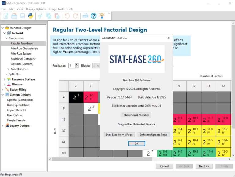 Download Stat-Ease 360 v25.0.1 (September 2025 Update)