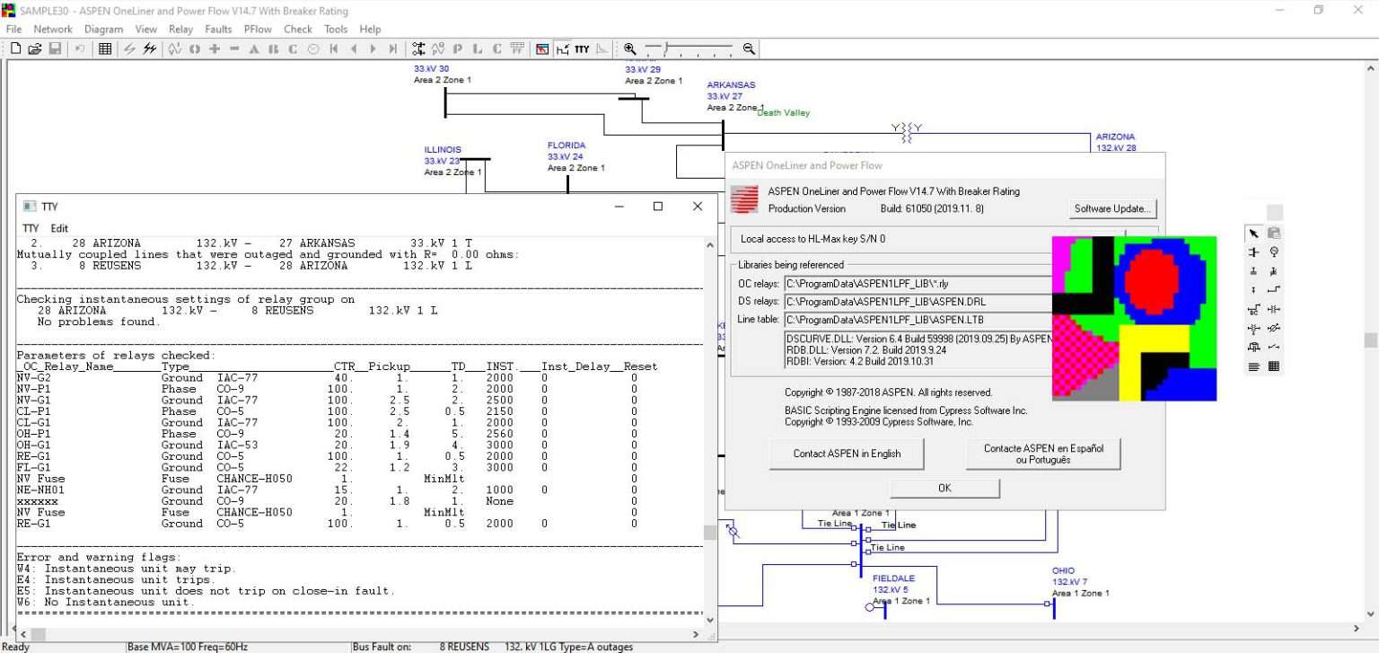 Download ASPEN OneLiner 14.7 with PowerFlow and Breaker Rating (May ...